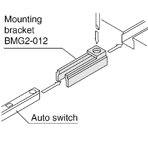 BMG2-012 - Adapter t.b.v. reedschakelaar | Pneumatiek.nl
